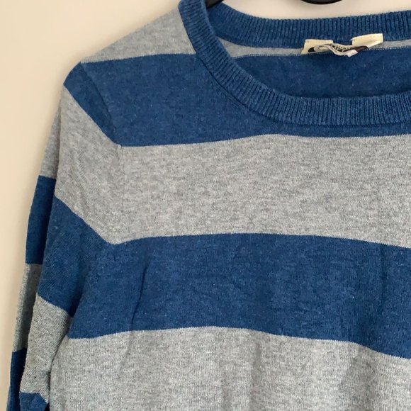 Denver Hayes | Sweaters | Denver Hayes Bluegrey Stripped Sweater | Poshmark